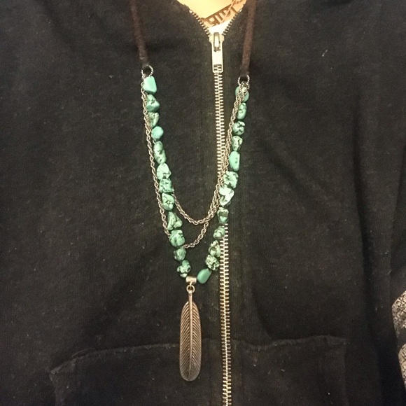 Lucky Brand | Jewelry | Lucky Feather Necklace | Poshmark